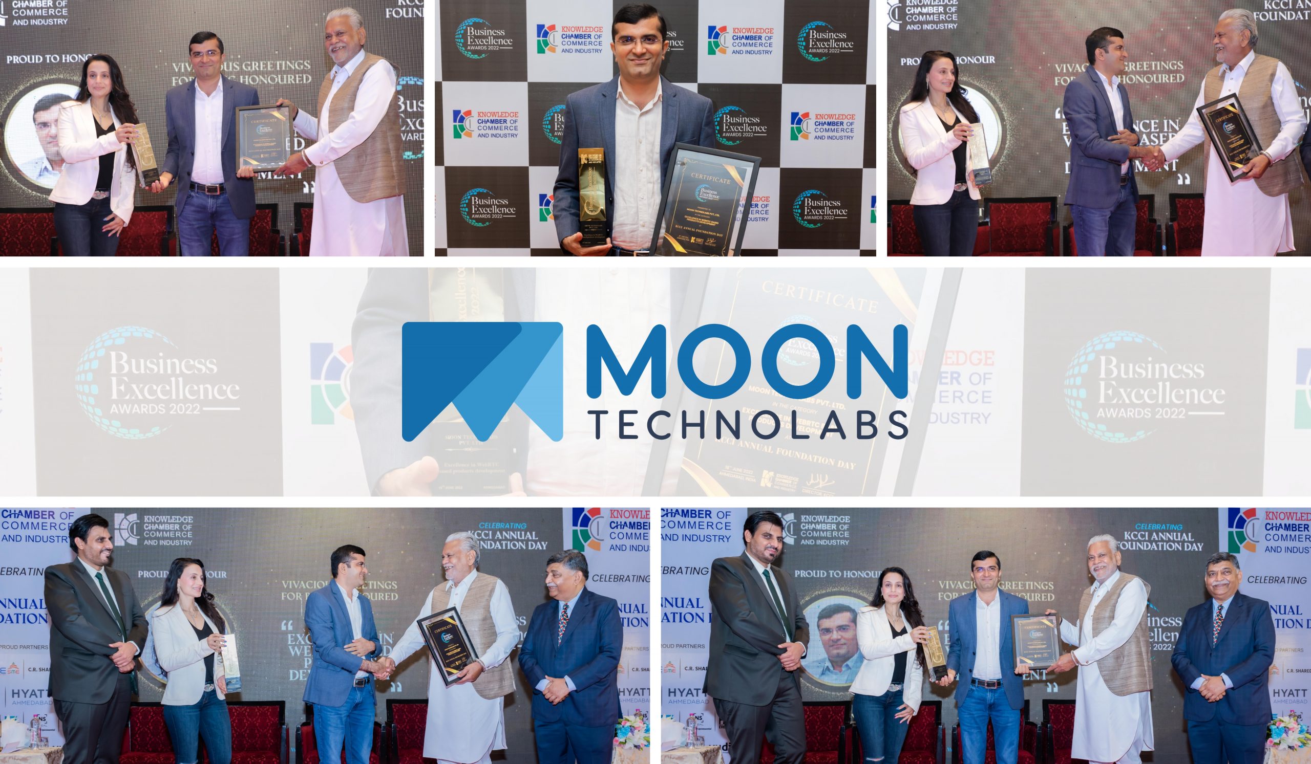 Moon Technolabs Won Prestigious Business Excellence Award - WebRTC